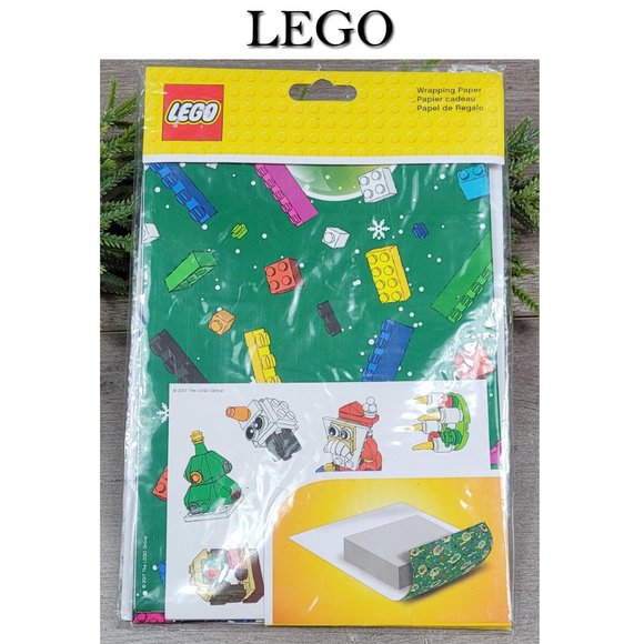 Lego | Holiday | Lego Christmas Wrapping Paper New | Poshmark